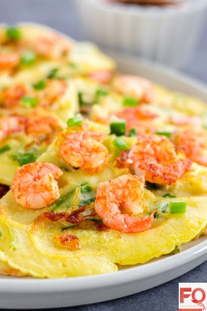 Korean Prawn Pancake | Korean Street Food - Flavor Quotient